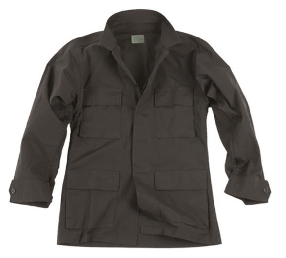 In-Namra. US BLACK R/S BDU FIELD JACKET
