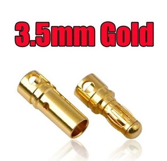 In-Namra. 3.5MM GOLD BULLET CONNECTOR