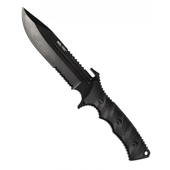In-Namra. BLACK G10 COMBAT KNIFE WITH NY